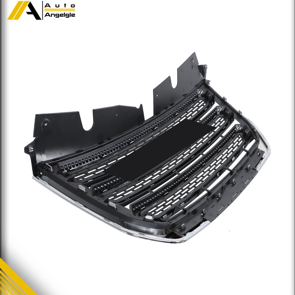 For GMC Terrain SLT 2016-2017 Plastic Front Upper Grille Chrome & Black ...