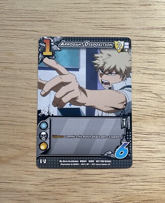 UNIVERSUS MY HERO ACADEMIA 2021 Arrogant Disposition Jasco Games LLC ...