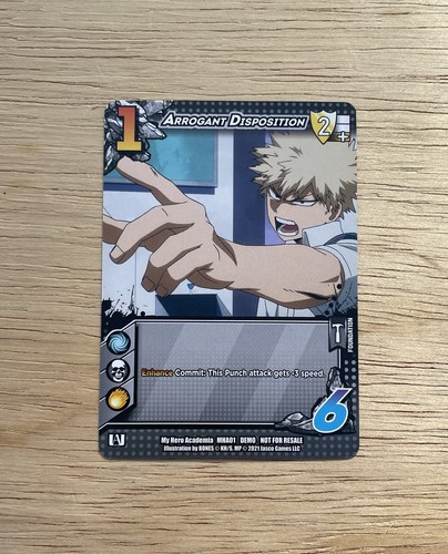 UNIVERSUS MY HERO ACADEMIA 2021 Arrogant Disposition Jasco Games LLC ...