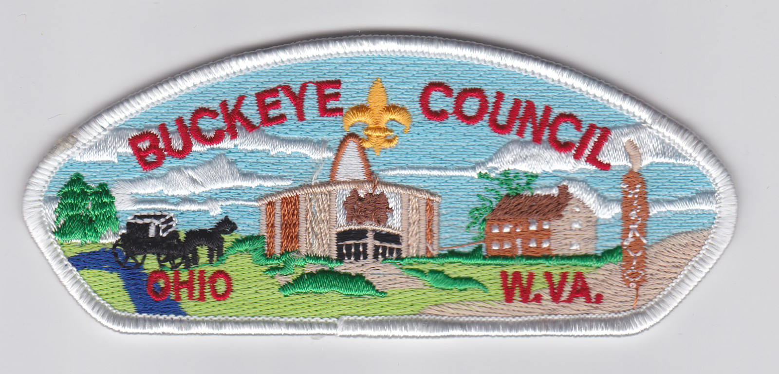 USA BOY SCOUTS OF AMERICA - BSA BUCKEYE COUNCIL SHOULDER PATCH SCOUT ...