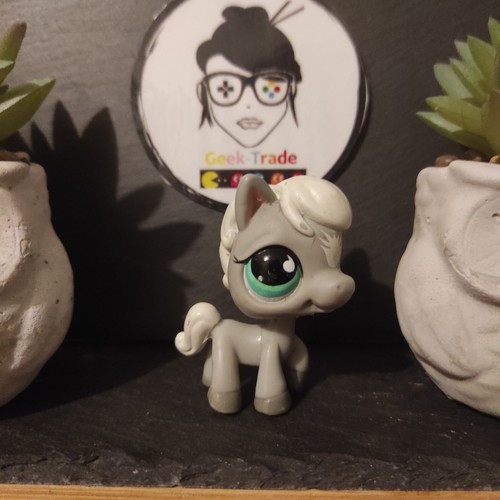 my Littlest Petshop LPS horse cheval 524 Gris Grey #geektradelpscheval ...