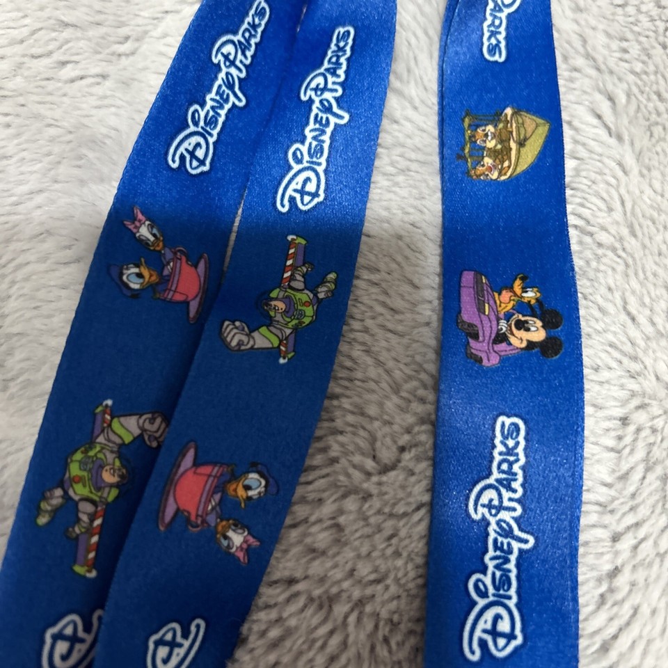 Official Disney Parks Lanyard ID Badge Holder Walt Disney World Mickey ...