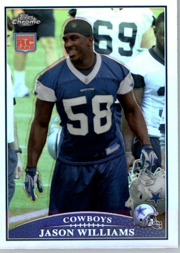 2009 Topps Chrome Refractor - #TC161 Jason Williams RC - Dallas Cowboys ...