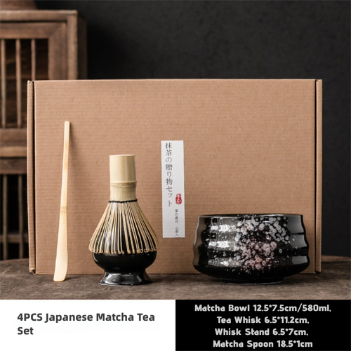 Reusable Japanese Matcha Tea Set Bamboo Ceramic Japanese Chasen | eBay ...
