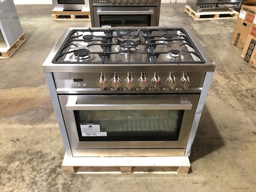 36 in. 220/240 V Dual Fuel Range 5 Burners (OPEN BOX, COSMETIC ...