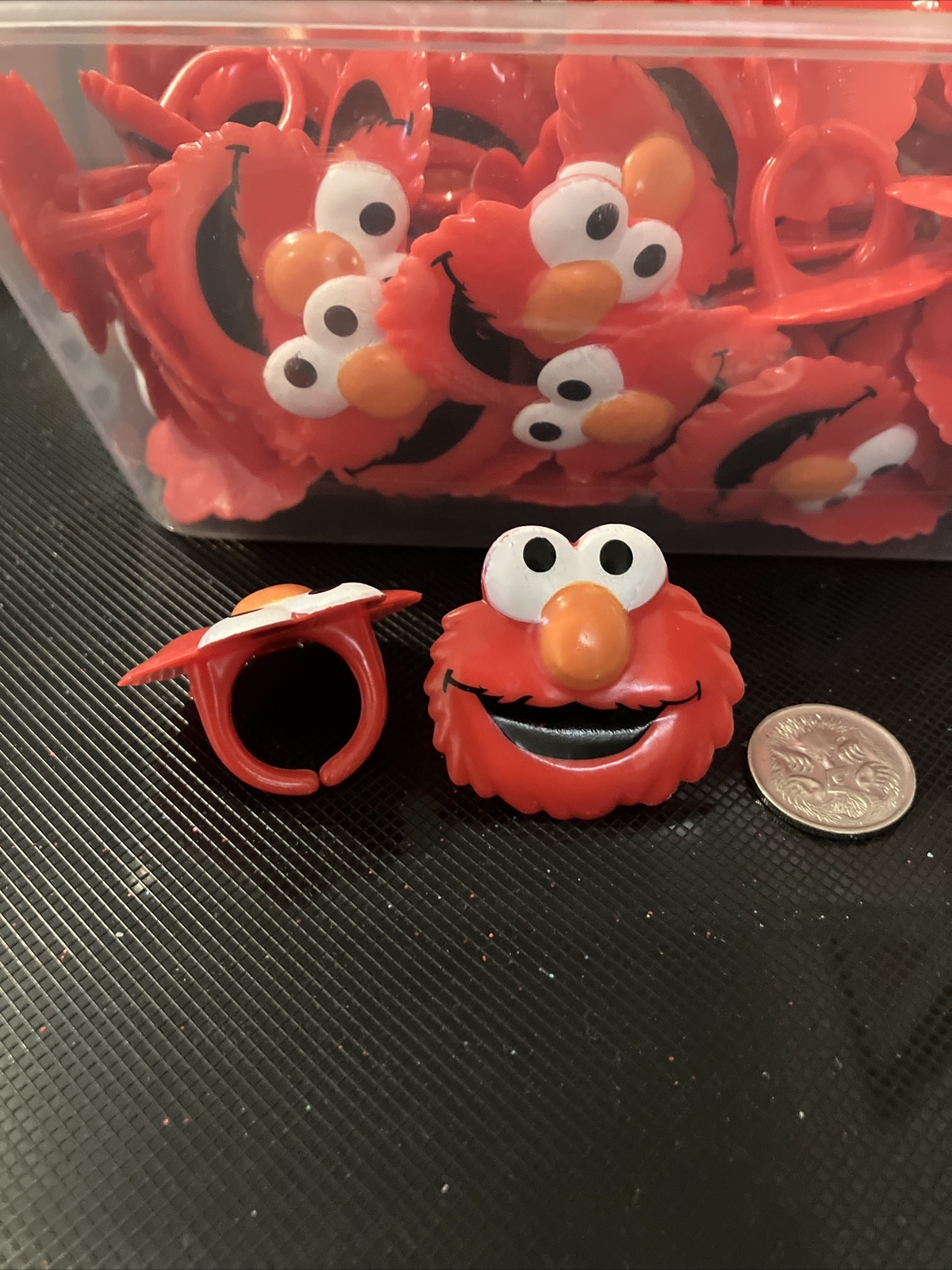 Cake Decorating Cupcake Topper Decoration Elmo Rings X 2 | eBay Australia