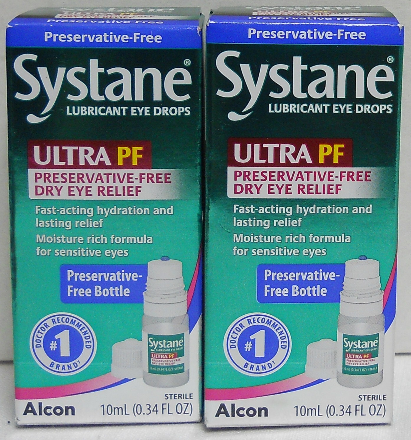 Systane By Alcon Ultra PF Dry Eye Relief 10ml.-.34fl. oz. (Lot Of 2) | eBay