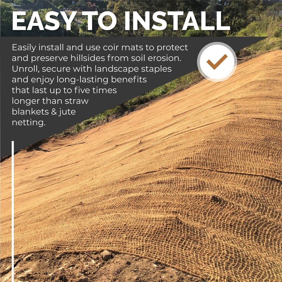 Vivlly Coconut Erosion Control Blanket Erosion Control Fabric | eBay