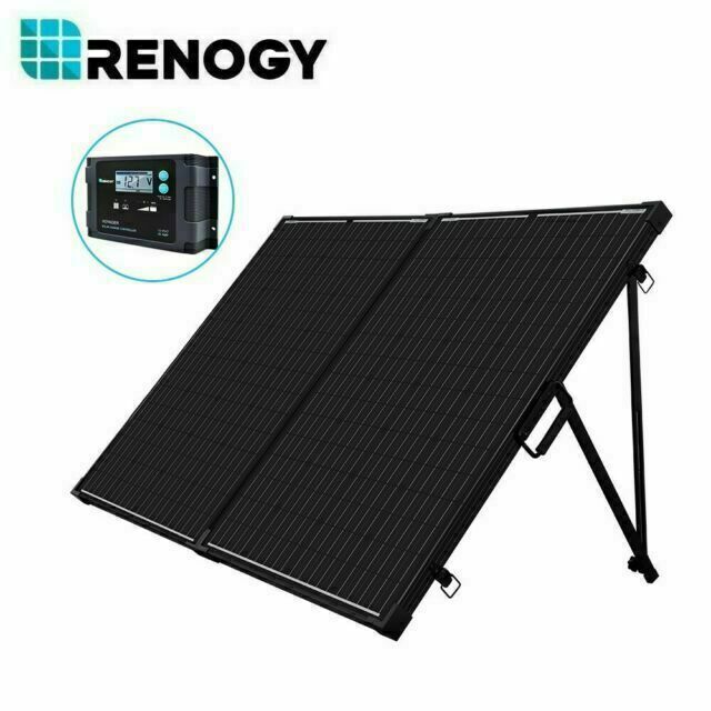 Renogy 200 W Monocrystalline Foldable Solar Suitcase for sale online | eBay