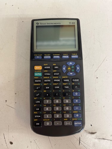 Texas Instruments TI-83 Plus Graphing Calculator w/ Cover For Parts Or ...