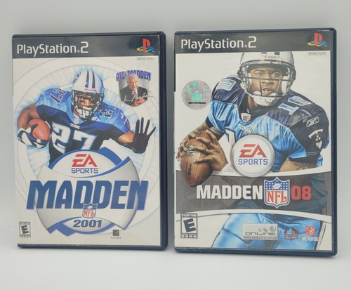 Madden 2001 & 2008 PS2 (Sony Playstation 2, 2007) Complete CIB | eBay