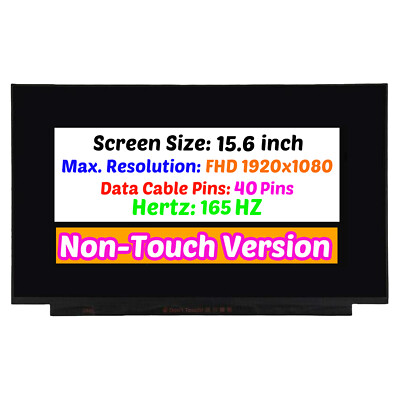 15.6" Screen for Lenovo Ideapad Gaming 3 15IHU6 Model 82K1 LCD Display ...