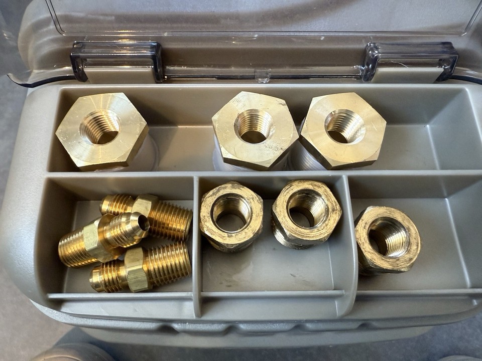 Mid-West Model 845-5 Backflow Test Kit with Gauges, Hoses, Brass ...