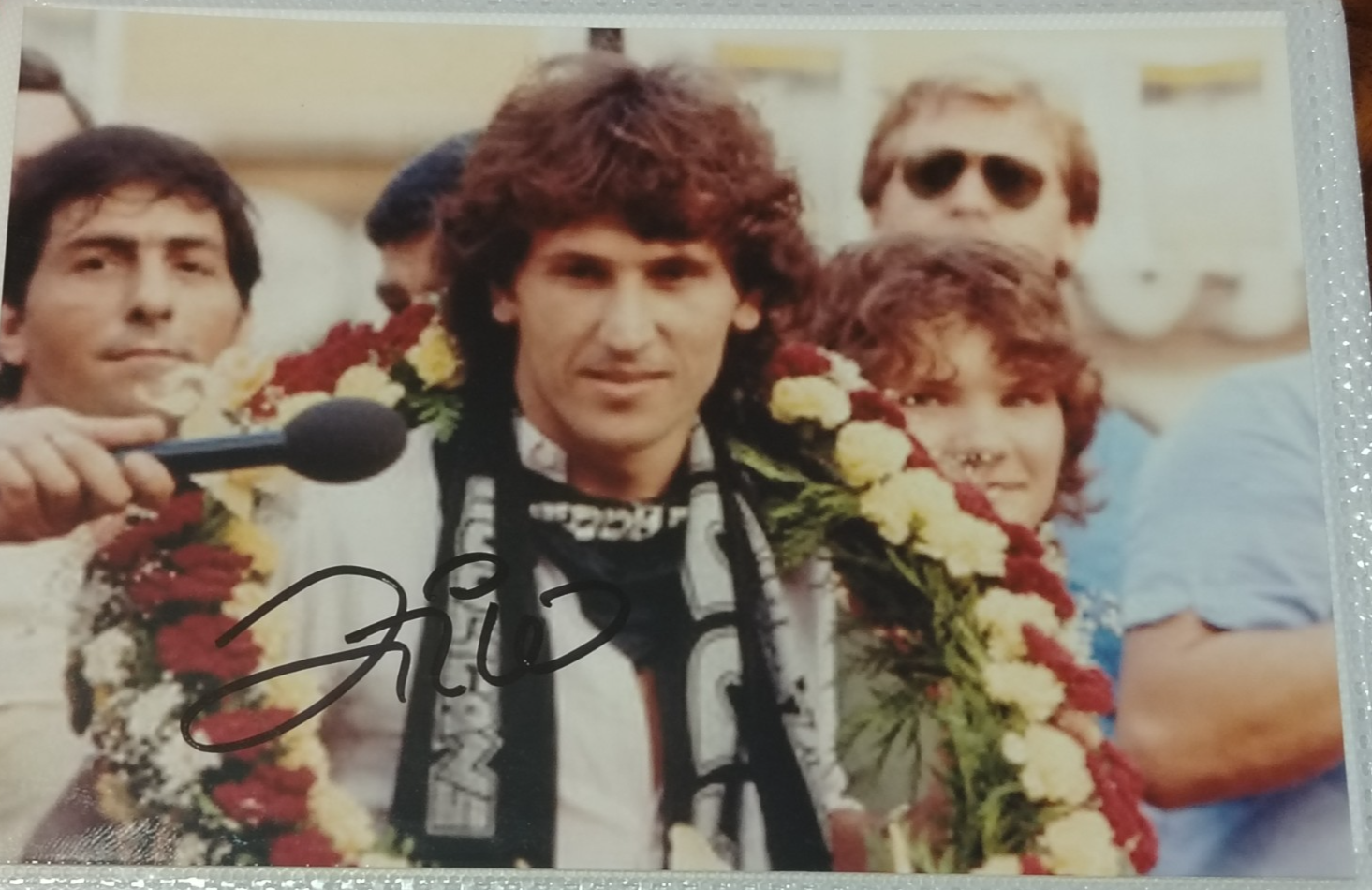 AUTOGRAFO ZICO ARTHUR DE COIMBRA FOTO ARRIVO UDINESE MAGLIA CALCIO ...