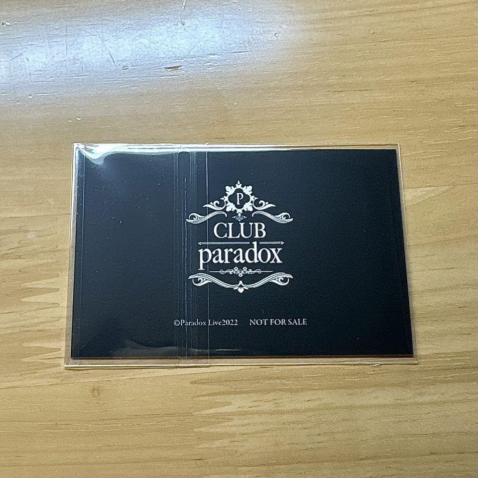 Paradox Live Nayuta Yato Card Pop Up Store Shibuya Club Paradox ...