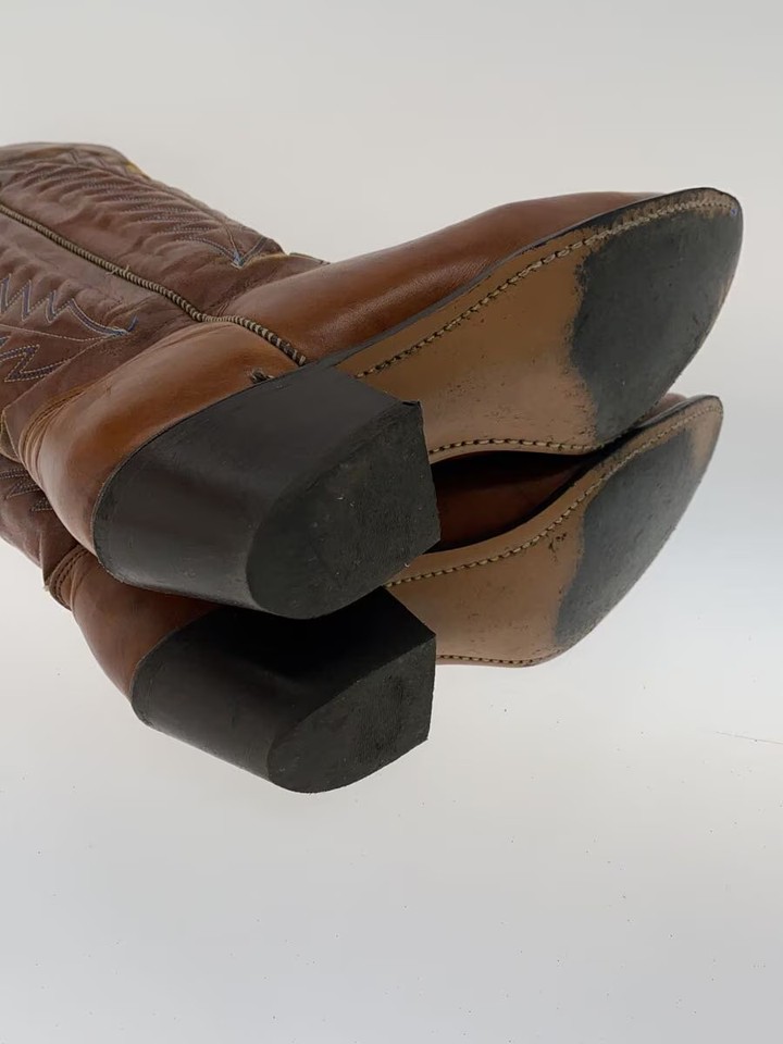 Tony Lama Western Boots Us6 Brw Leather JTZ89 | eBay