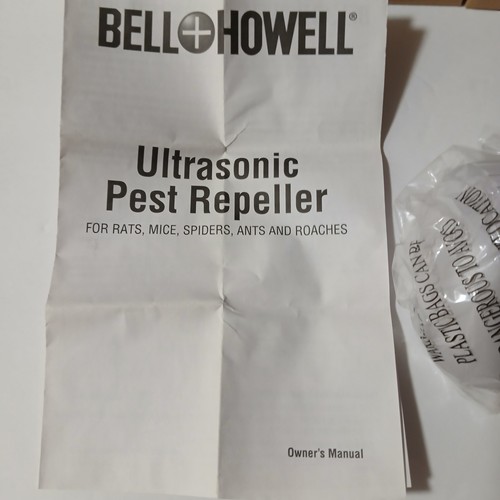 9x NEW Bell and Howell Ultrasonic Pest Mouse Mice Bug Repeller plug-in ...