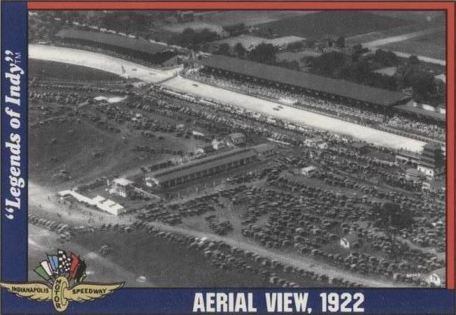 1991 Collegiate Collection Legends of Indy - Aerial View, 1922 #81 for ...