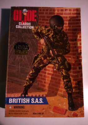 GI Joe Classic Collection British SAS Limited Edition Action Figure ...