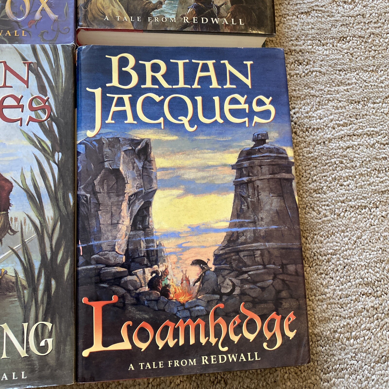 REDWALL 5 SET HC BOOKS Brian Jacques: Triss, Marlfox, Luke, Taggerung ...