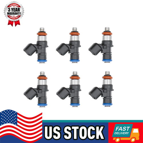 6PCS Fuel Injectors For Ford Edge 3.5L 2007 2008 2009 2010 Flex Fusion ...