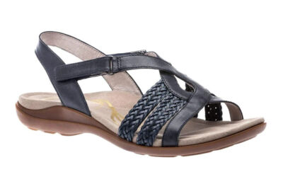 ABEO Womens BETSY Sandal Strappy Leather Neutral Supp Orthotic Plantar ...
