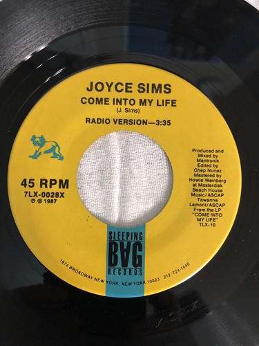 Joyce Sims - Come Into My Life. | eBay