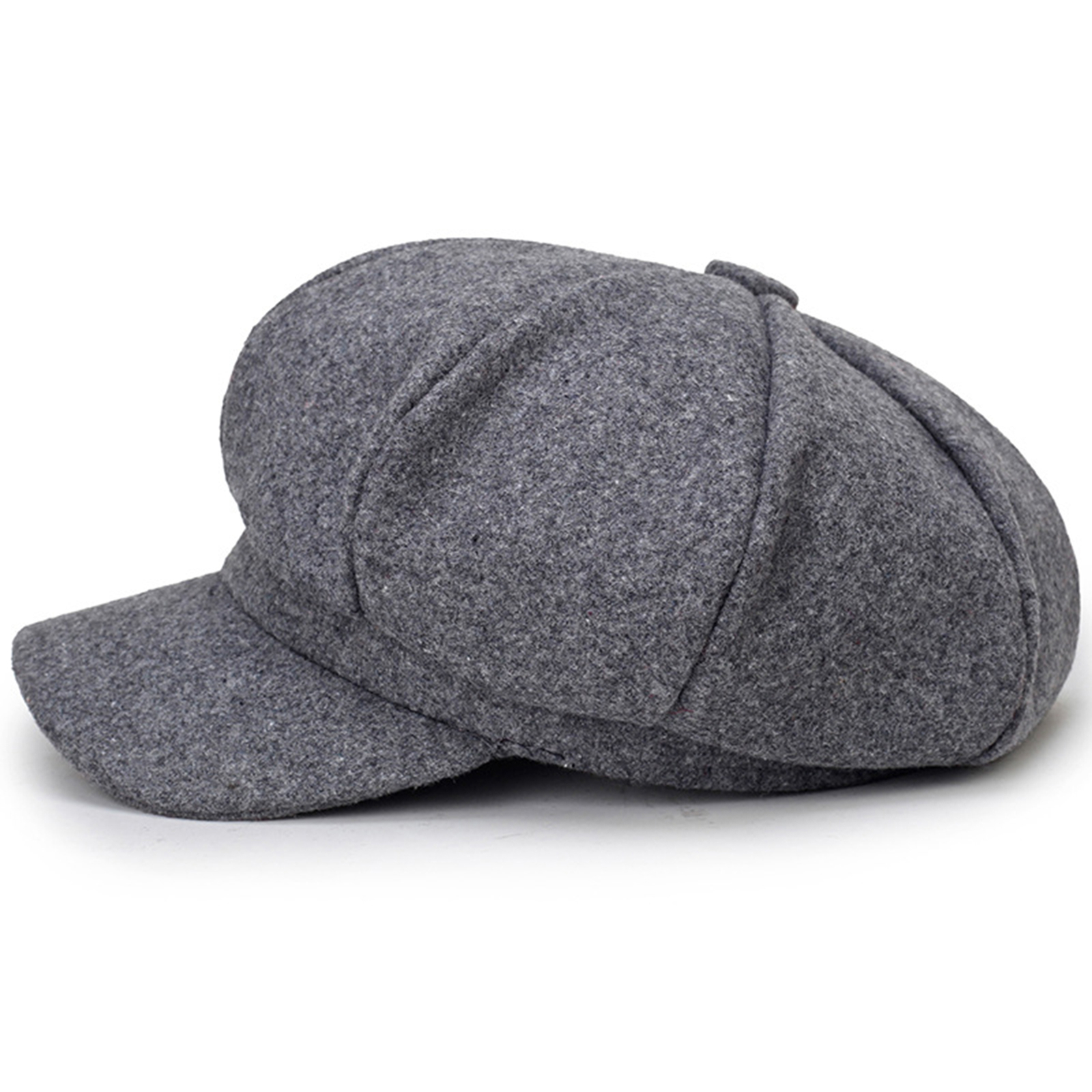 Octagonal Cap Sun Protection Comfortable Women Pure Color Newsboy Cap ...