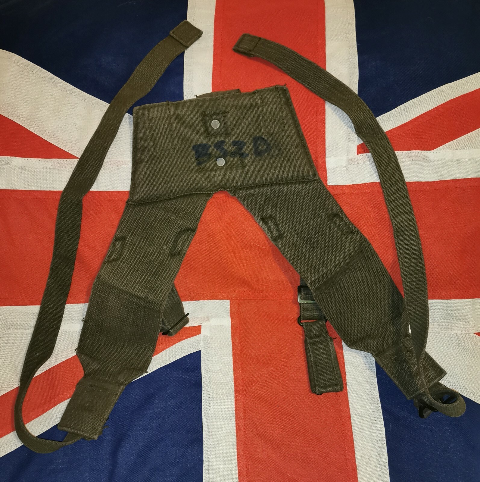 British army 58 pattern webbing yoke Falklands war type | eBay UK