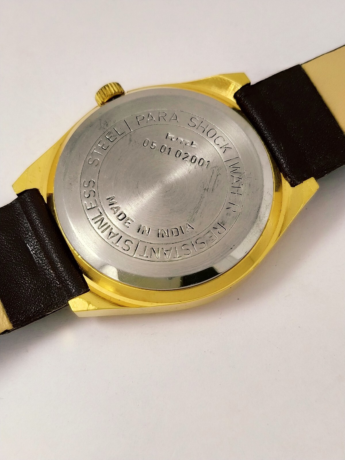 HMT Shrawan Golden Dial with Lines, Mechanical Watch 17J Collectible GP ...