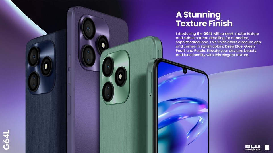 Blu G64L Factory Unlocked GSM Dual SIM Android Cell Phone 64GB/4GB RAM ...