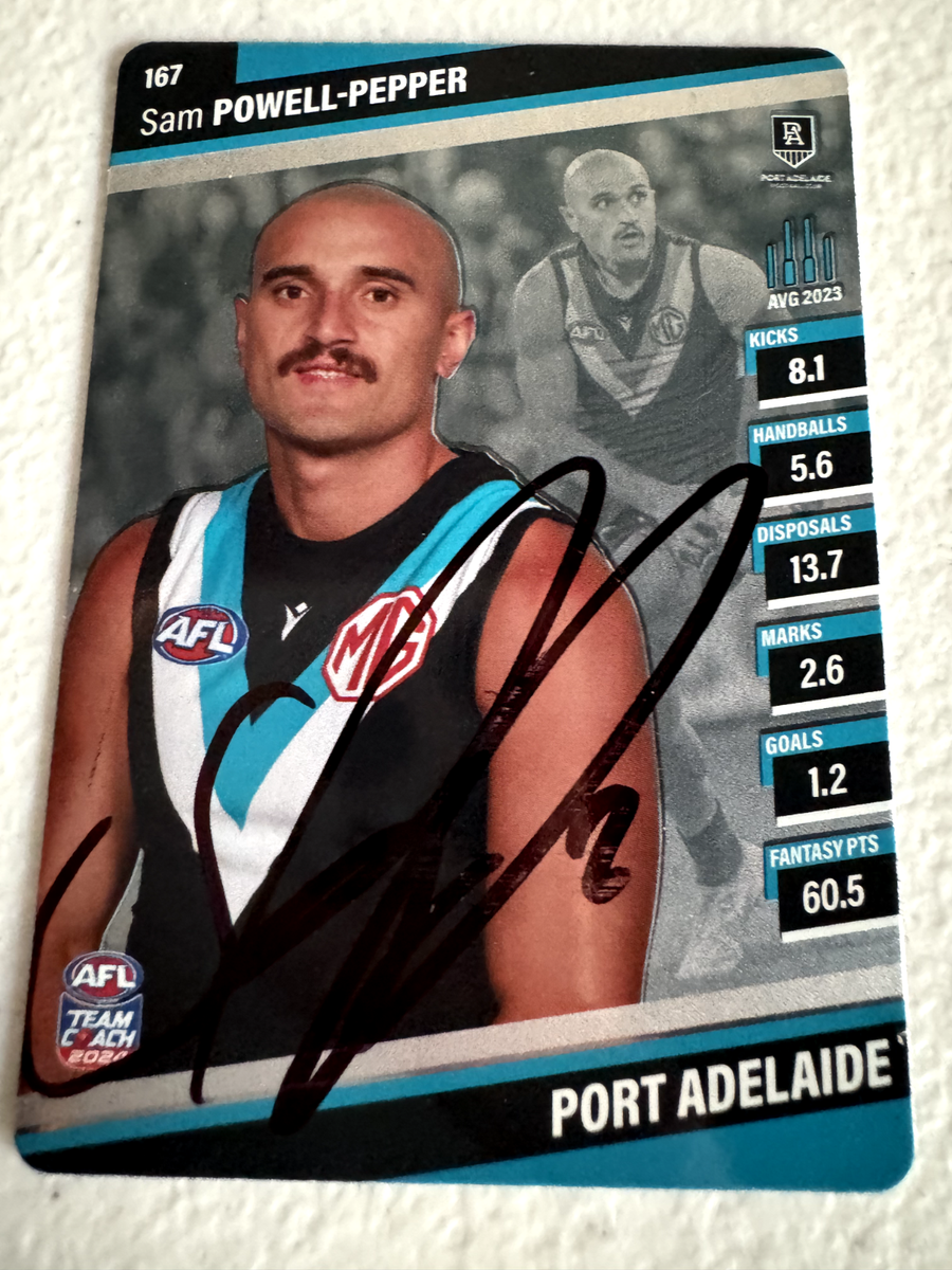 Sam Pepper 2024 Port's Powell Pepper To Keep Aggression In AFL Come...