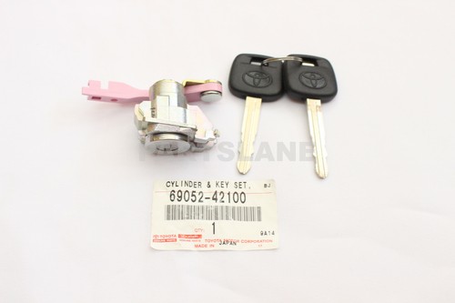 TOYOTA OEM 01-05 RAV4 Door Lock Cylinder & Key SET LH 6905242100 / ...