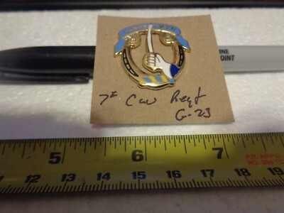 7th Cavalry Regiment G-23 Unit Crest, DI, DUI (DRAW#3) | eBay