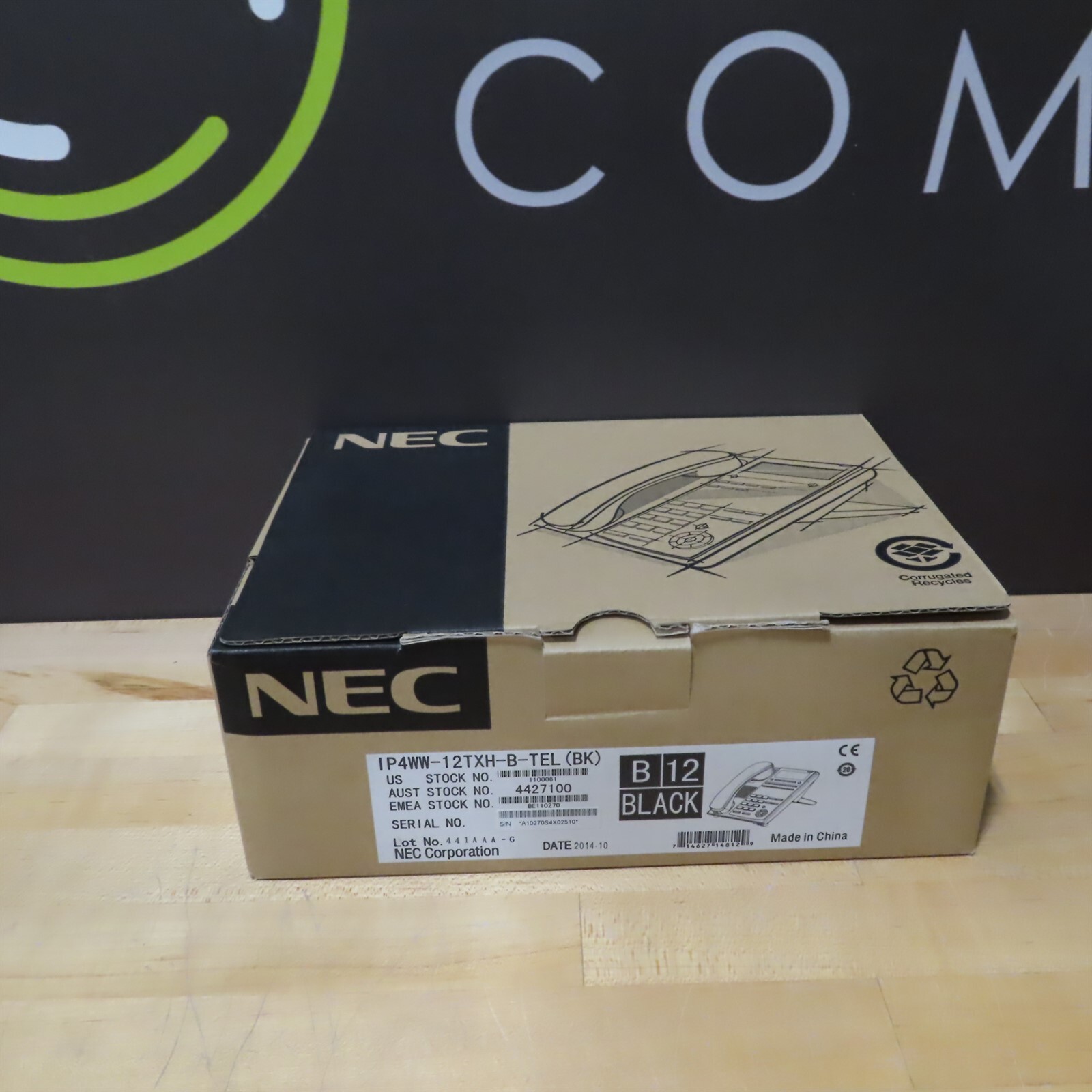 NEC 1100061 Be110270 12-button Full-duplex Tel Black for sale online | eBay