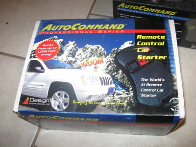 NEW AutoCommand Auto Professional Remote Car Starter Kit Alarm Control ...