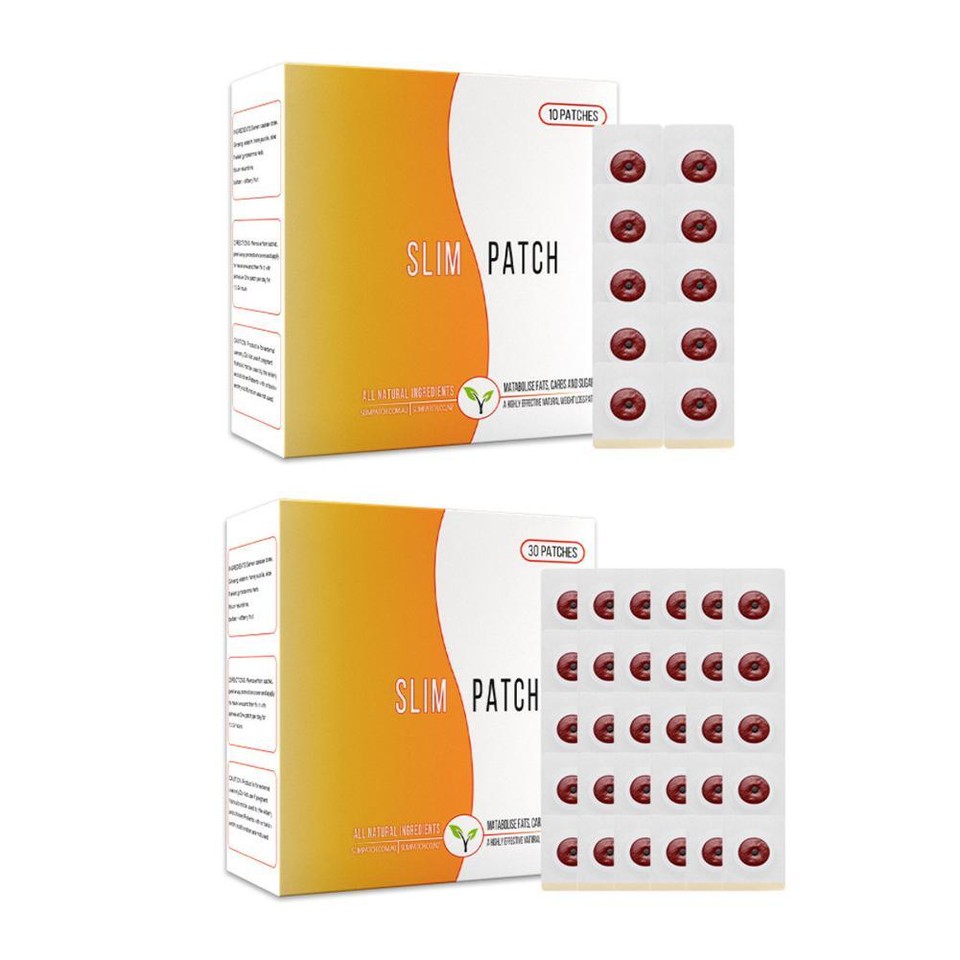 10/30pcs Slim Patch Weight Loss Slimming Belly Pads Detox Burn Fat ...