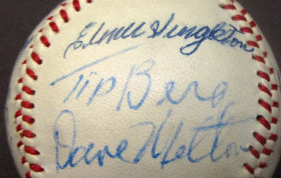 1950's unknown team PCL BASEBALL PLAYERS 17 signature autographed ...