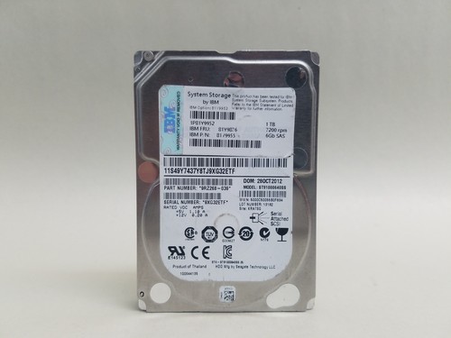 Seagate IBM Constellation.2 ST91000640SS 1TB SAS 2 2.5 IN Enterprise ...