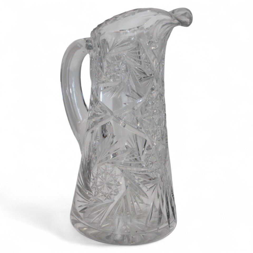 Vintage Waterford Crystal Water Pitcher With Intricate Cut Glass Design ...