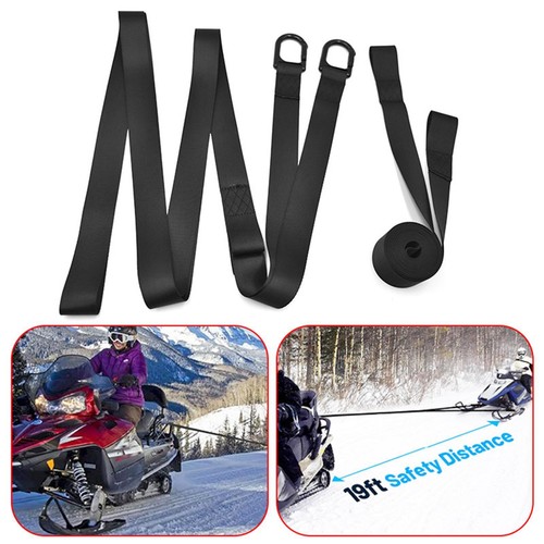 Snowmobile Tow Strap Sled Pulling Strap Towing Rope | eBay