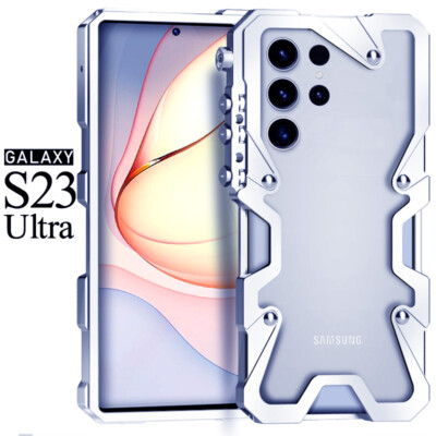 For Samsung S23 Ultra Metal Phone border Metal Aluminum Bumper Frame ...