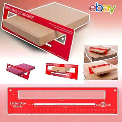 Royal Mail Postage Letter Size Ruler PIP PPI Post Office Price Charge ...