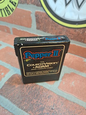 Pepper II 2 Coleco Vision Game Cartridge | eBay