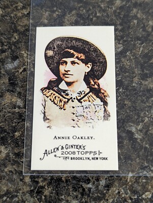 2008 Topps Allen & Ginter Mini #137 - Annie Oakley Legendary Western ...