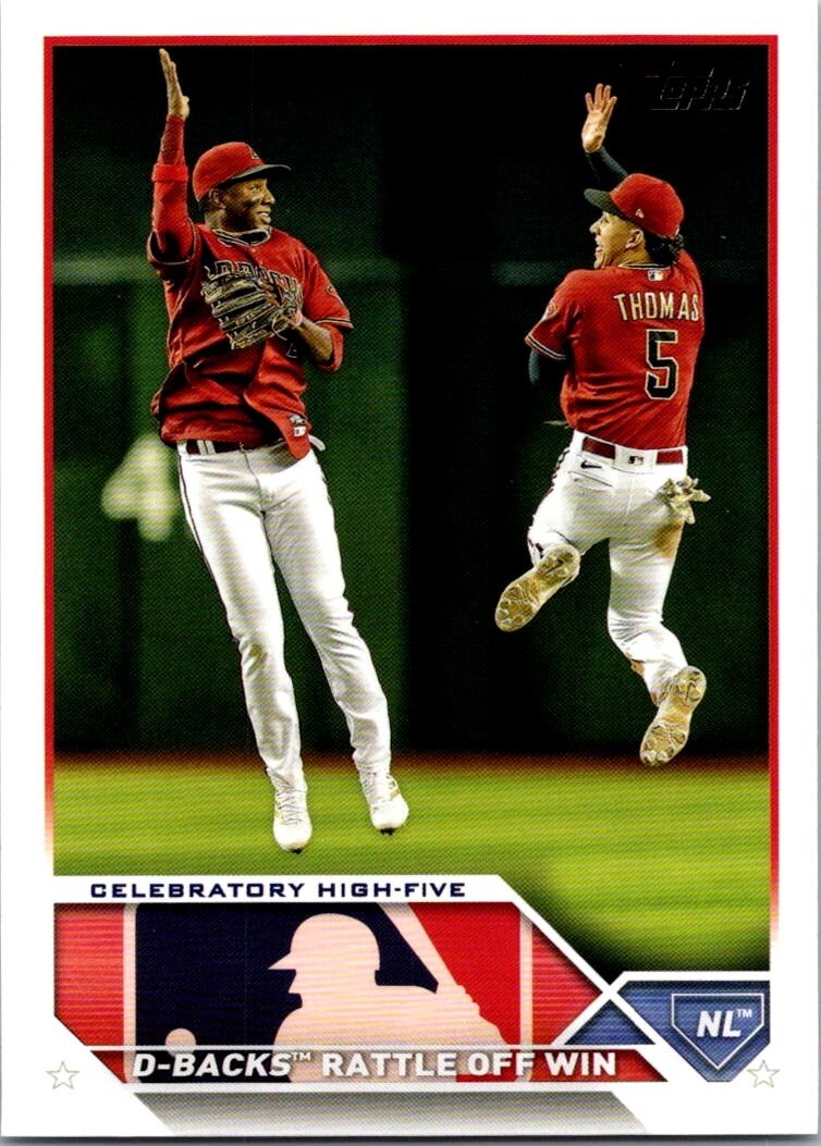 2023 Topps Series 2 Baseball #464 ARIZONA DIAMONDBACKS RATTLE OFF WIN ...