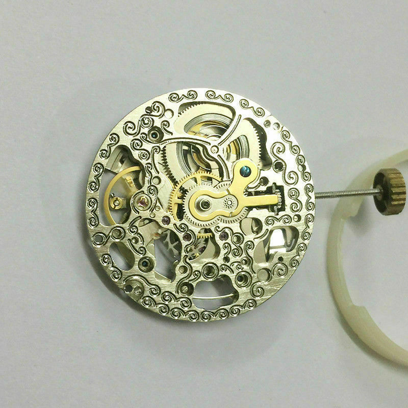 Newest Automatic Movement For 2189 FLying Wheel Man Watch Skelenton ...