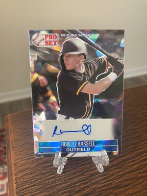 2021 LPS Metal 91 Blue Crystal Robert Hassell Pre RC Rookie #d 25/25 ...