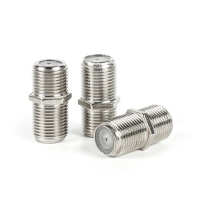 F Type Female to Female F81 UHF Coaxial Coupler for TV RG-6 RG-59 75 ...