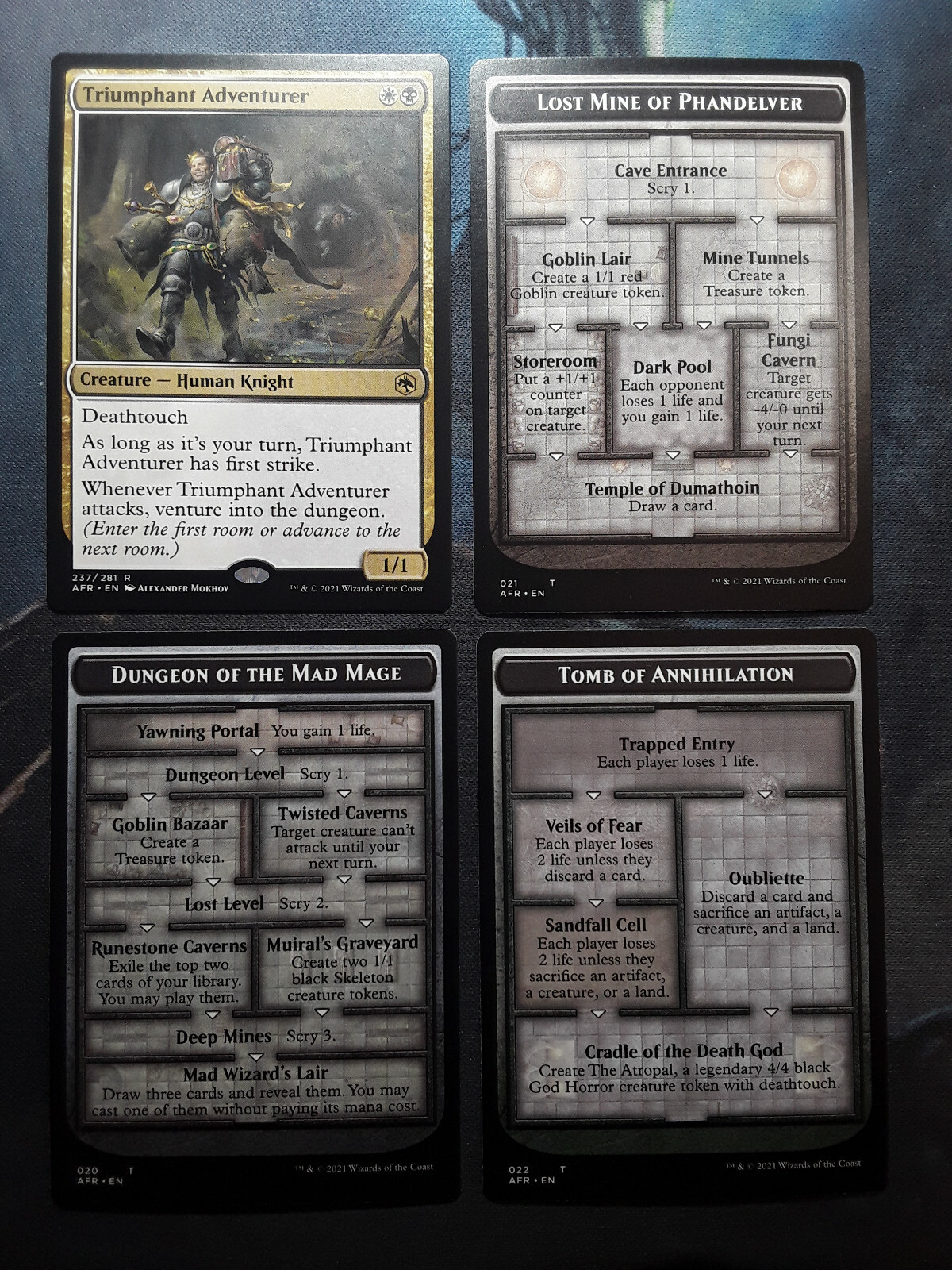 MTG -AFR - R - M - Triumphant Adventurer w/ Dungeons (MC) ("^": See ...